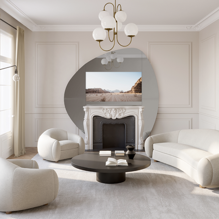 Discover our DOME Mirror TV for the living room - HYMAGE : HYMAGE ...